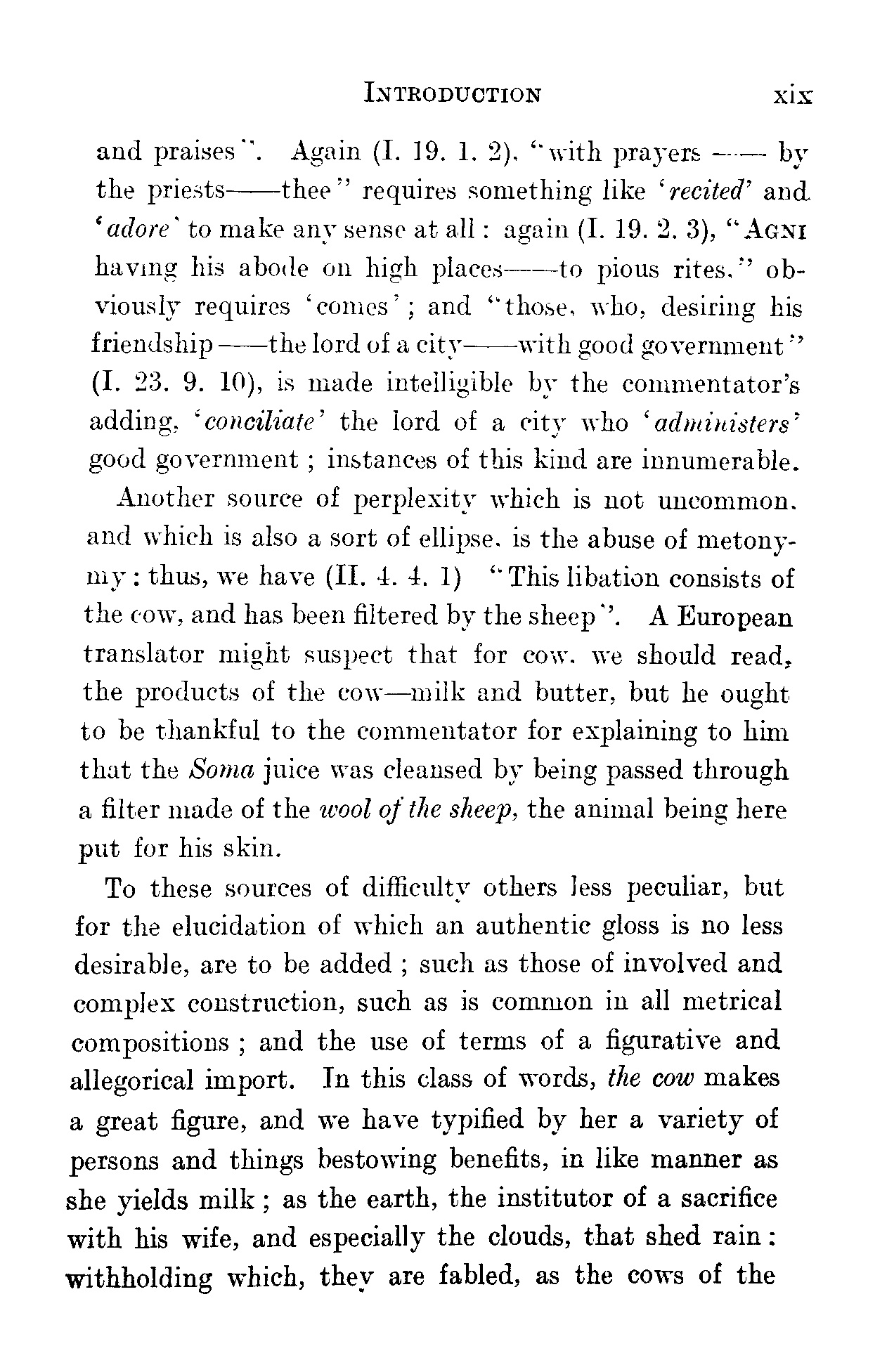 Commentary of Sayanacharya